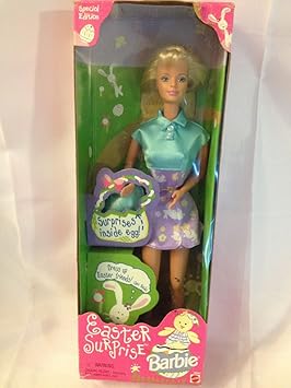 Amazon.com: Barbie Doll Easter Surprise Special Edition Comes with ...