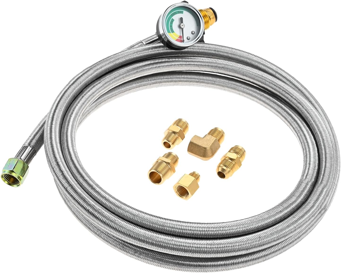 Amazon.com: 10FT Propane Gas Hose with 3/8" female flare fitting ...