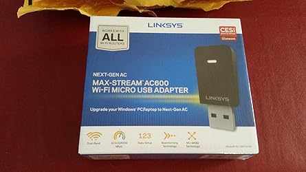 Amazon.com: Linksys USB Wireless Network Adapter, Dual-Band wireless ...