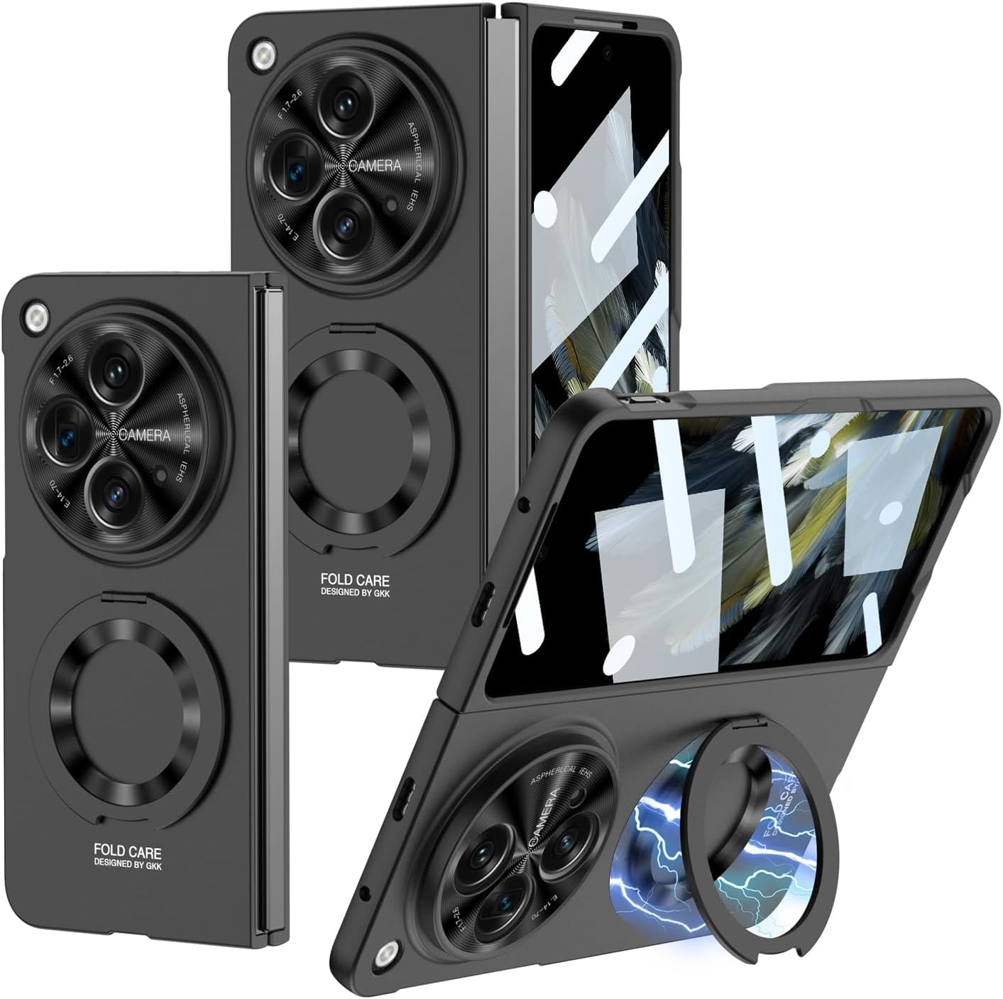 Amazon.com: Libeagle for Oneplus Open Case, Built-in Screen Protector ...