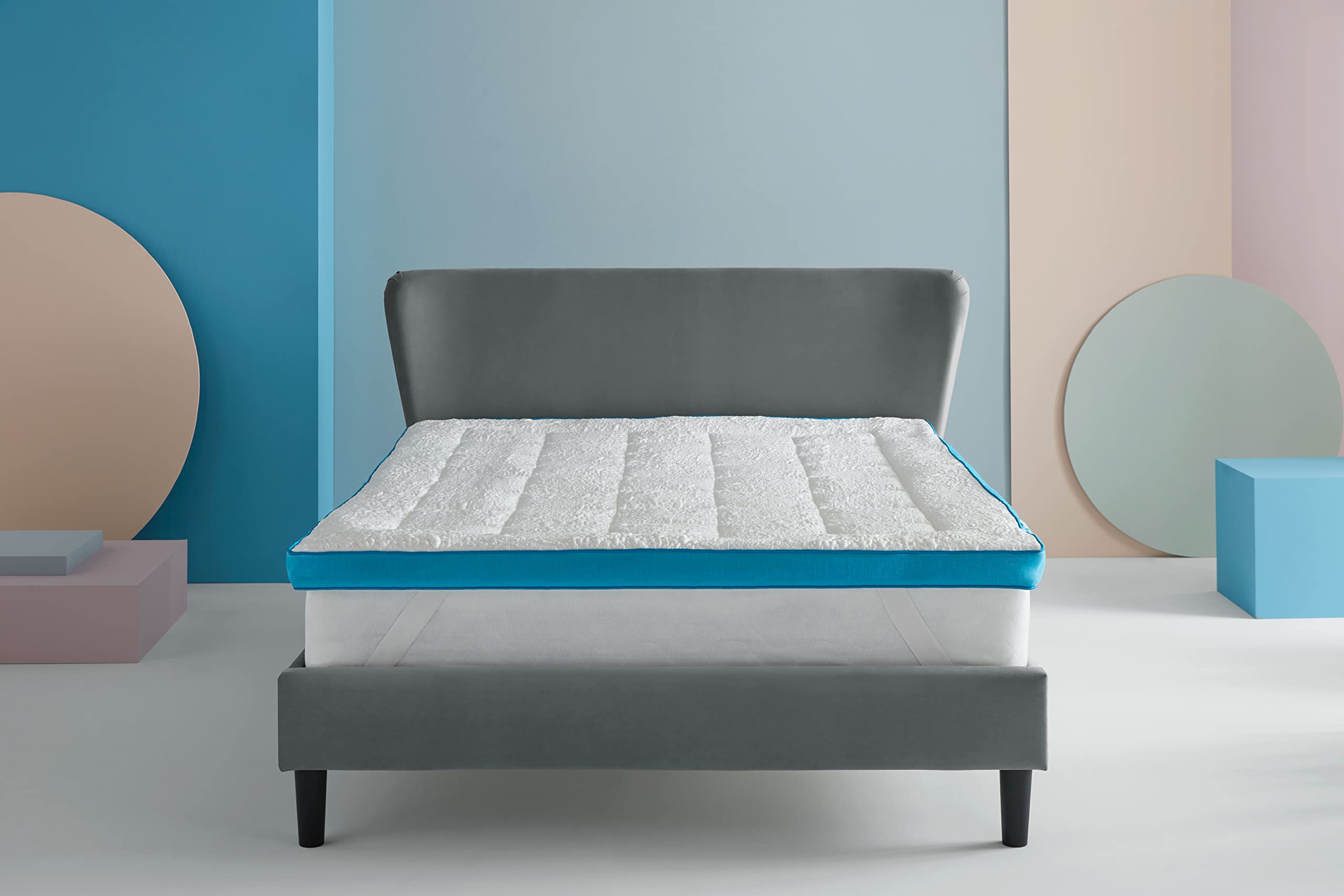 CoolSoft™ Cooling, Fibre filled mattress topper - Instant cool-to-the ...