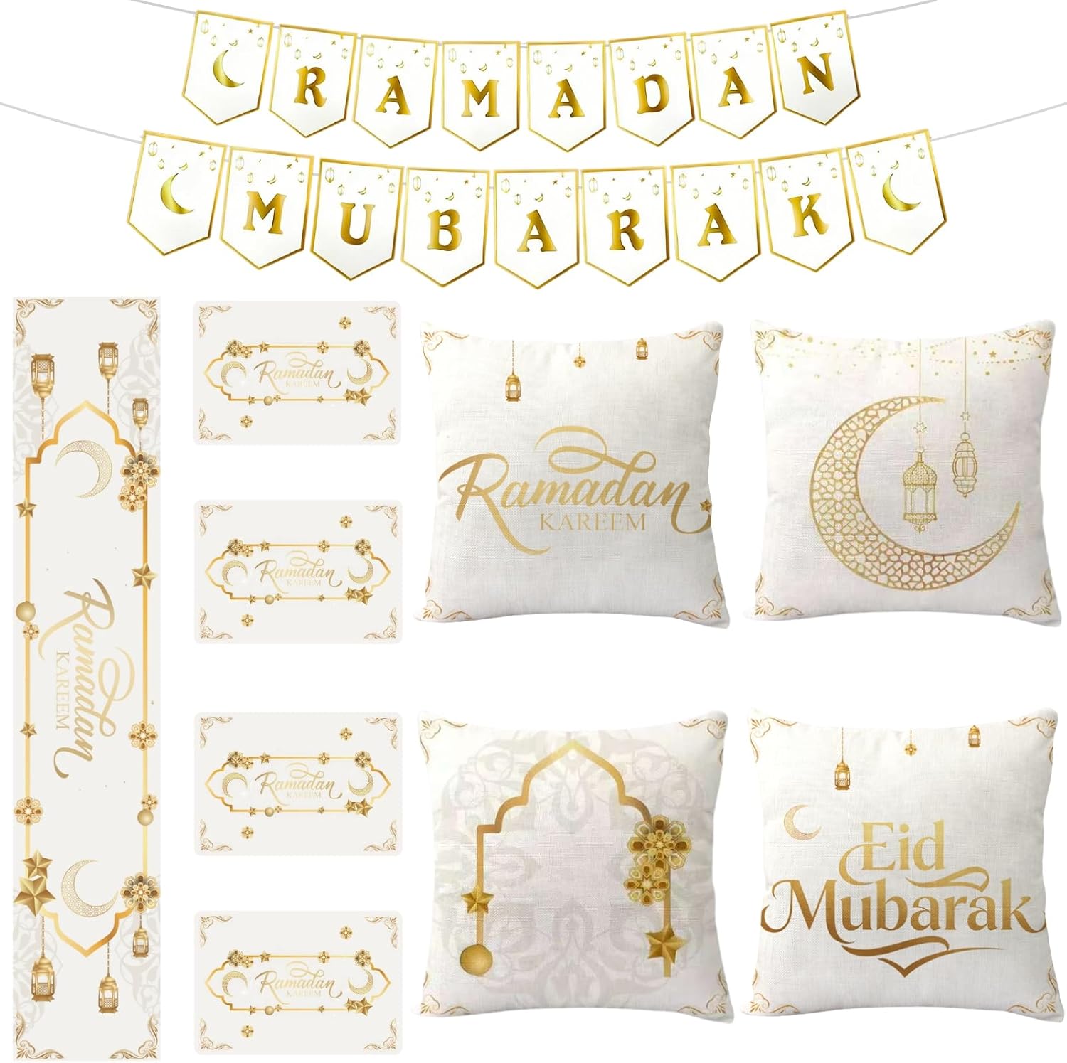 Amazon.com: 10PCS Ramadan Decorations for Home 2026 Ramadan Table ...