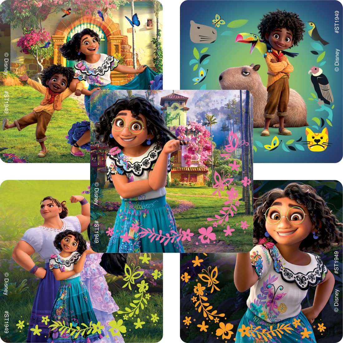 Amazon.com: Rachael Hale Cats Stickers - 100 Per Pack : Toys & Games