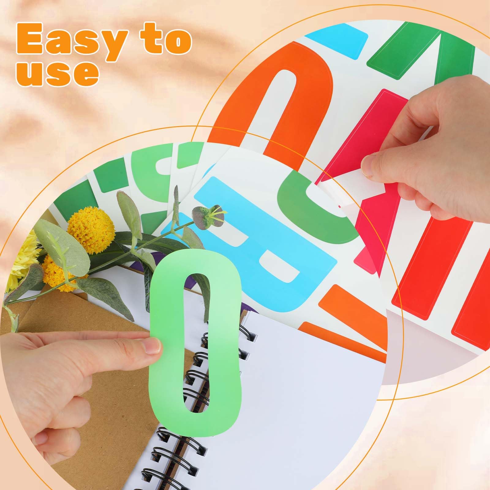 Letter Stickers Large 460 PCS Large Letter Stickers - 4 Inch Alphabet ...