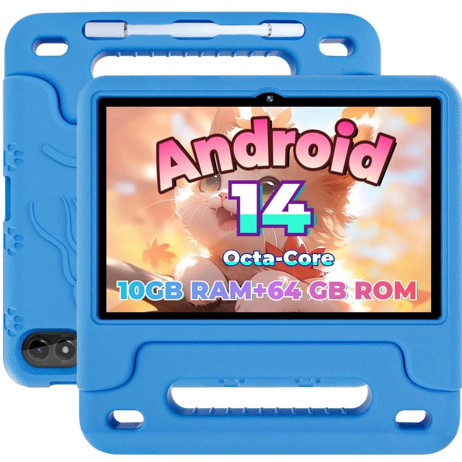 Amazon.com : JIKOCXN Kids Tablet, Tablet for Kids with 10 inch Android ...