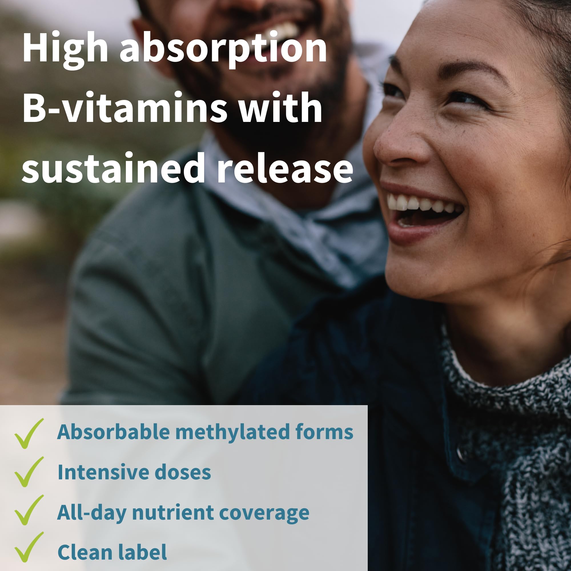 Snapklik.com : Super B-Complex Methylated Sustained Release Clean Label ...