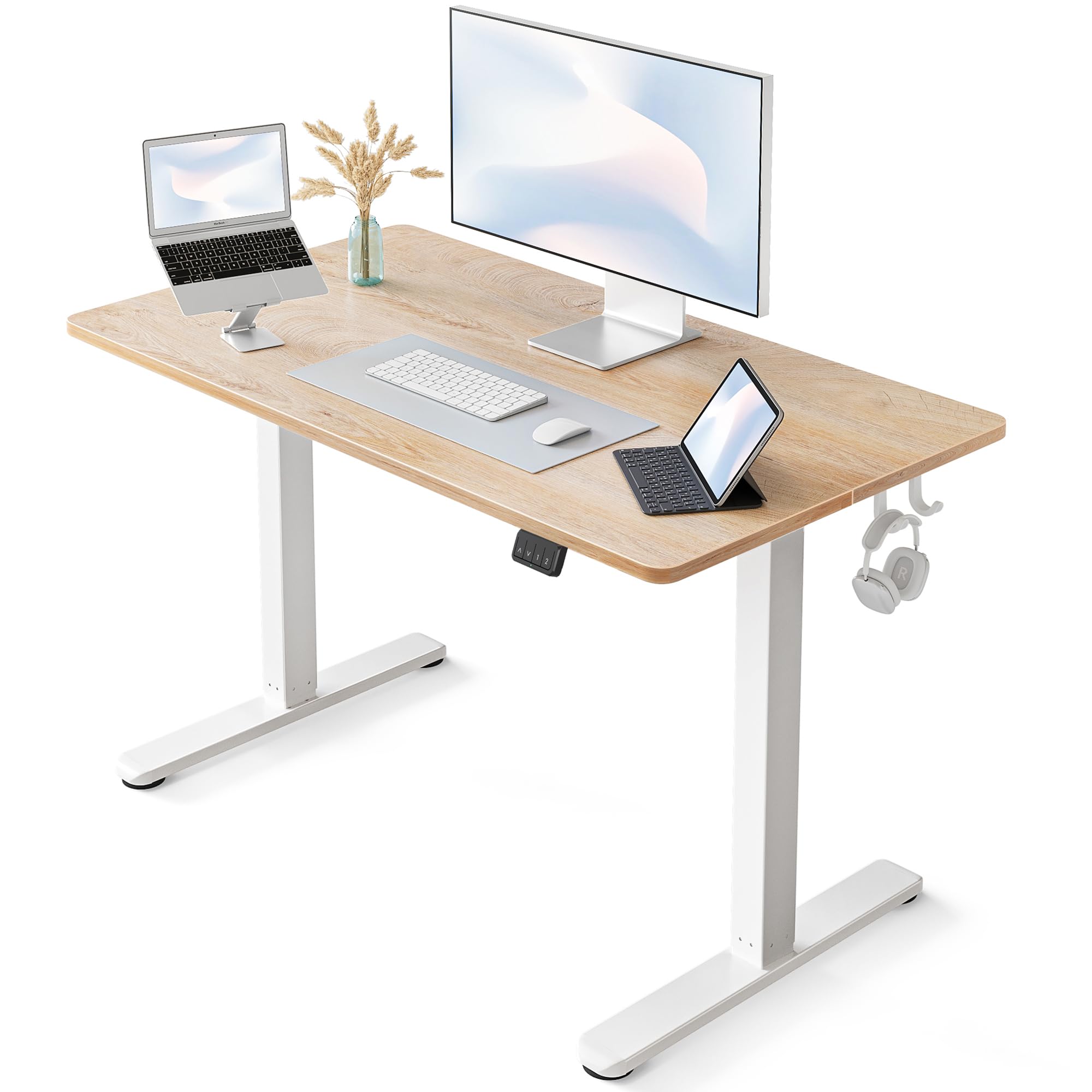Amazon.com: FEZIBO Electric Standing Desk, 40 x 24 Inches Height ...