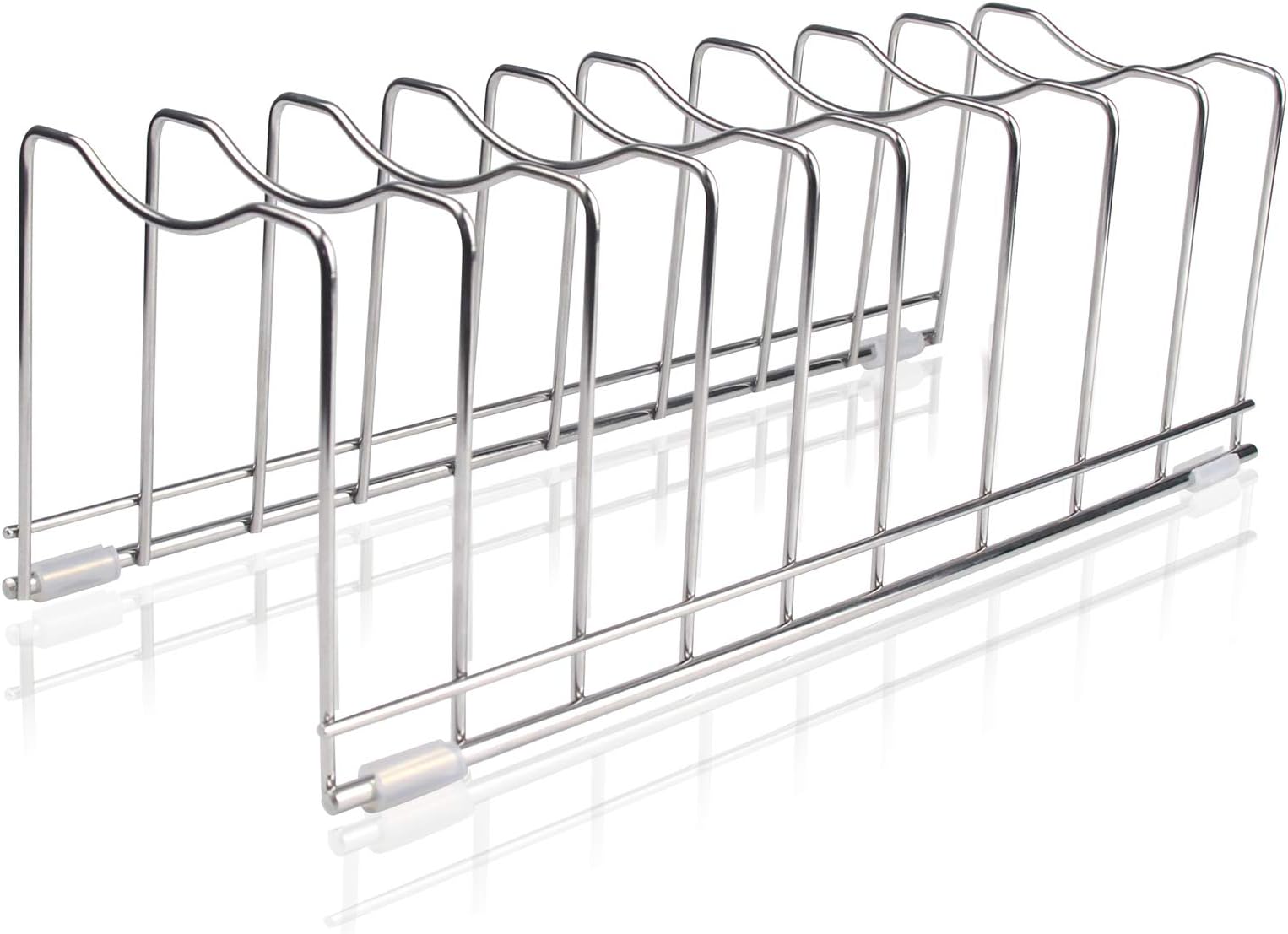 Amazon.com - Organize It All Vinyl Coated Kitchen Wire Lid Plate Rack ...