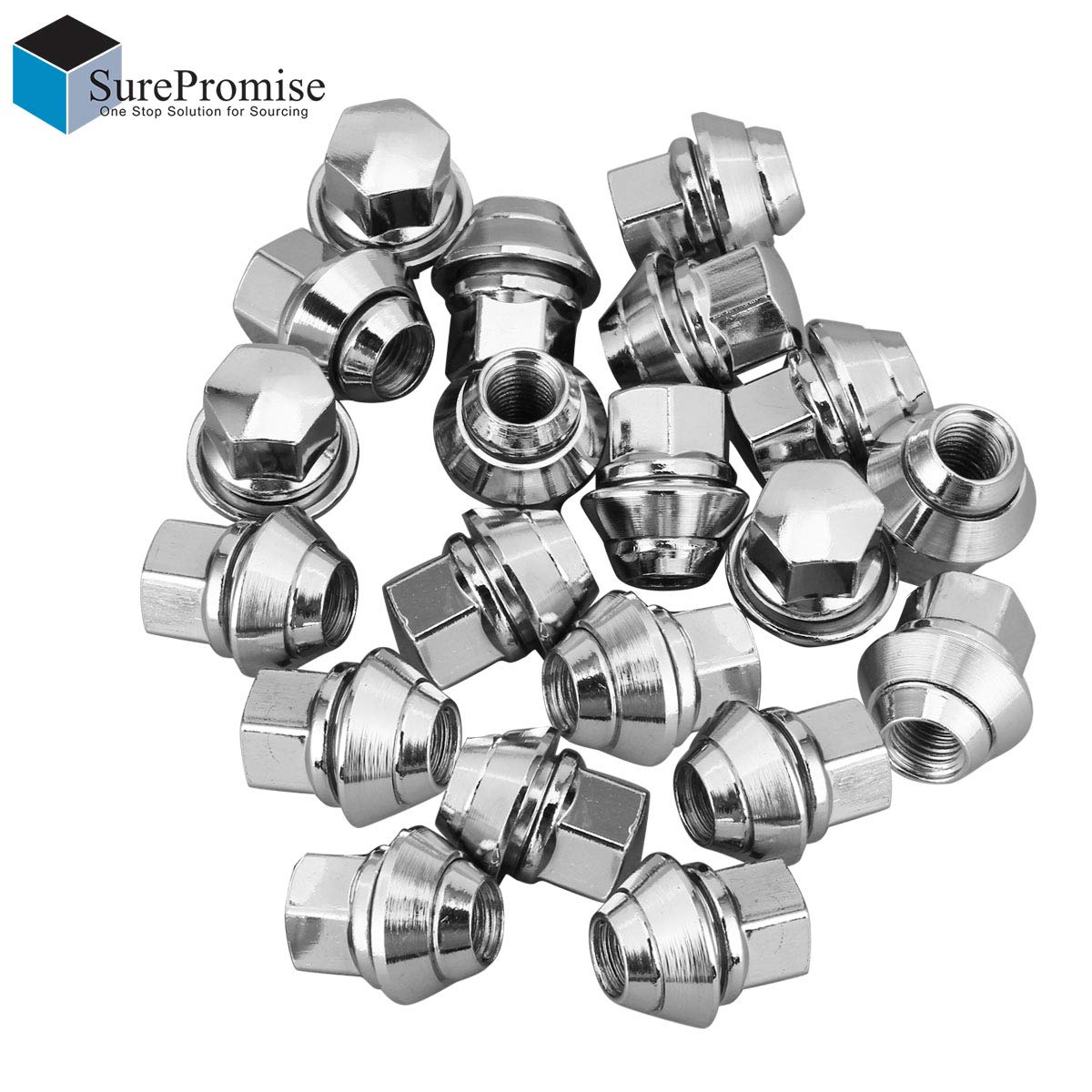 Buy SurePromise Alloy Wheel Nuts with Floating Captive Washers M12 x 1. ...
