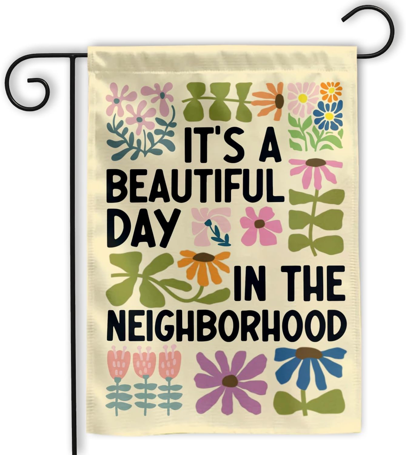 Amazon.com : MAIANEY [12"x18"] It’s a Beautiful Day in the Garden Flag ...