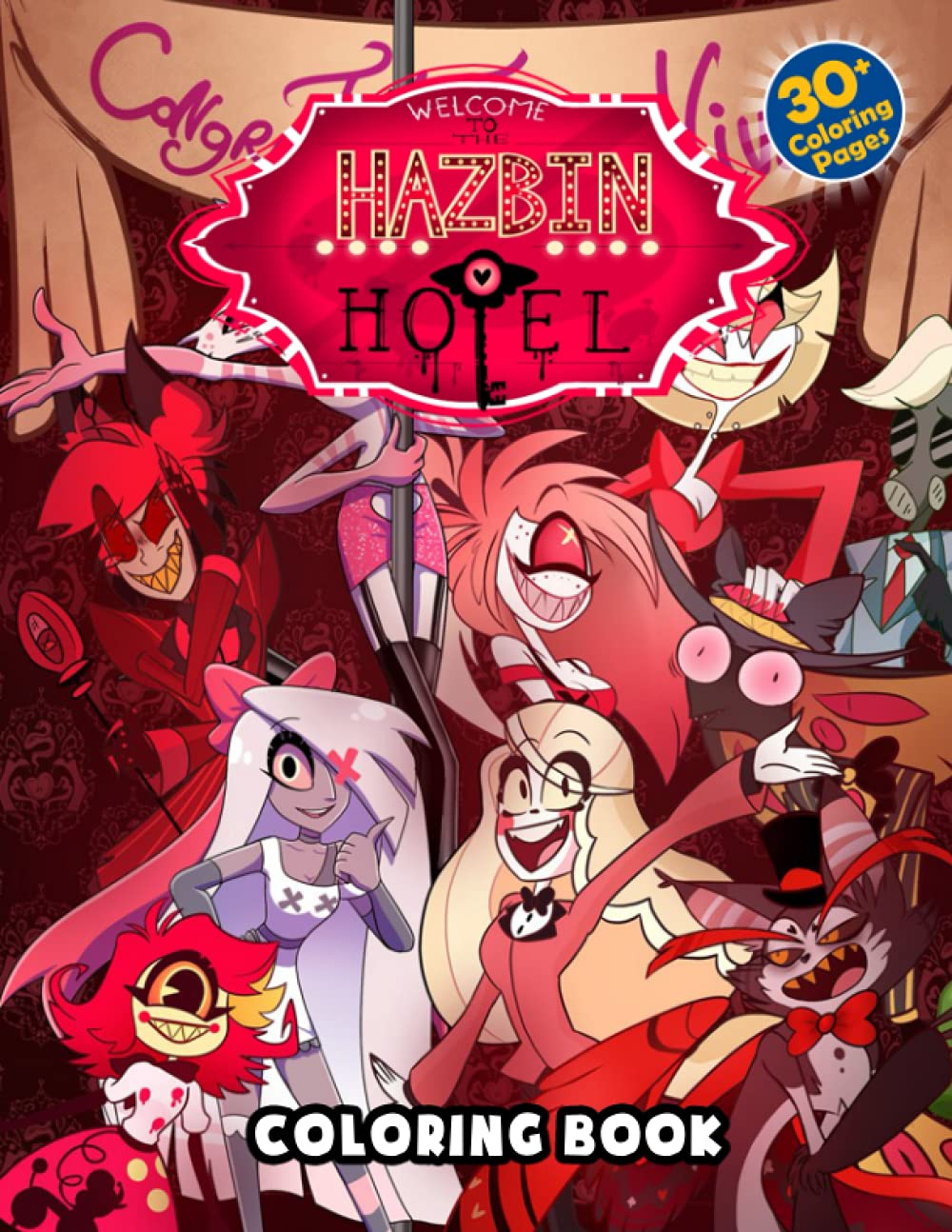 Buy Hazbin Hotel Coloring Book: A Great Coloring Book With Lots Of ...