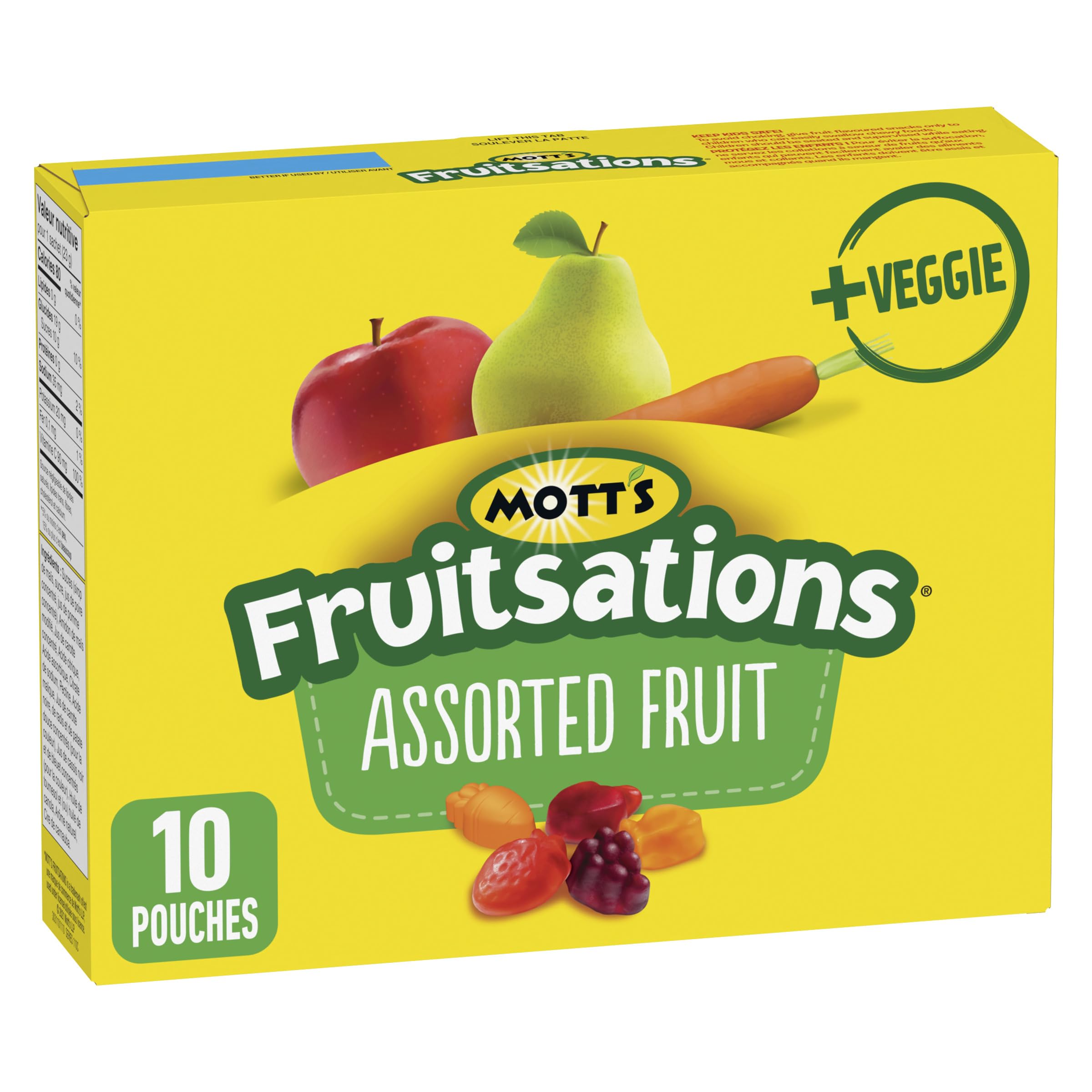 Mott's Naturally Flavoured Fruit Flavoured Snacks, No Artificial ...