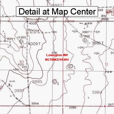 Amazon.com : USGS Topographic Quadrangle Map - Lovington NW, New Mexico ...