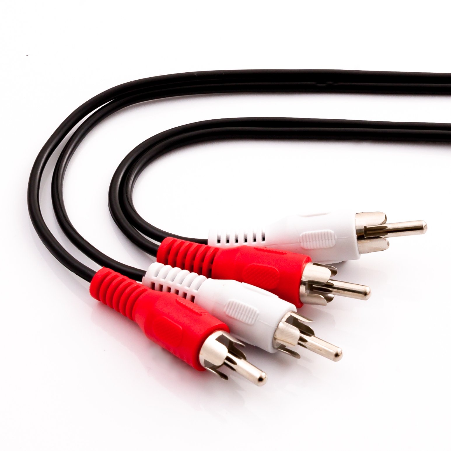 Snapklik.com : 3Ft RCA Male To Male X 2 Audio Cable