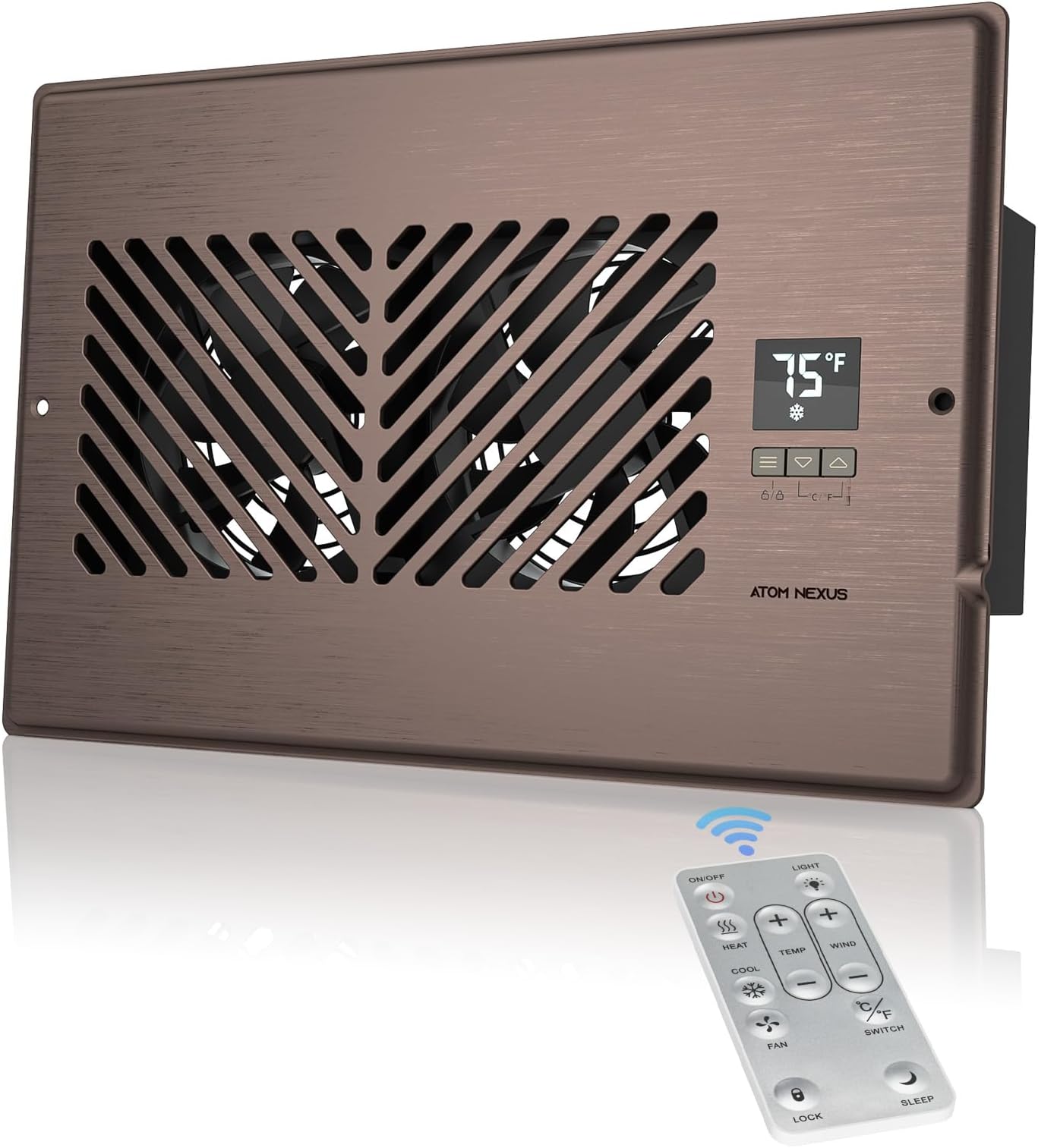 Amazon.com: VEVOR Register Booster Fan, Quiet Vent Booster Fan Fits 6 ...