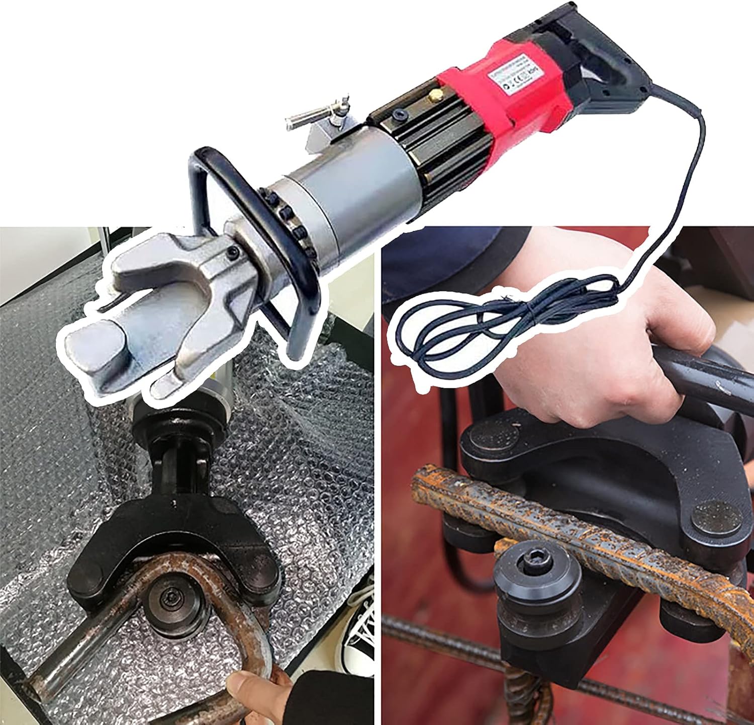 Amazon.com: Portable Hydraulic Steel Bar Bending Machine, Electric ...