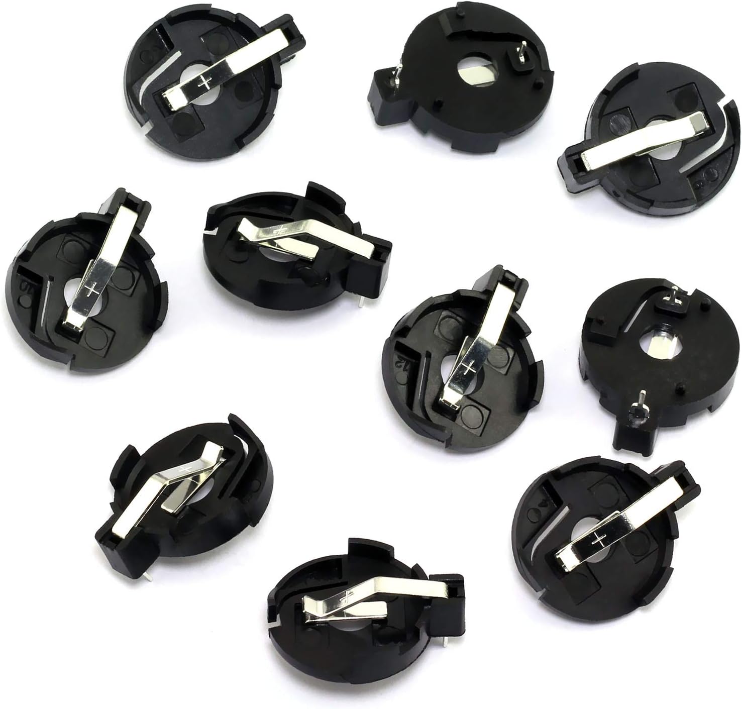 Amazon.com: Fielect 5Pcs CR2430 Coin Button Battery Holder Case Coin ...