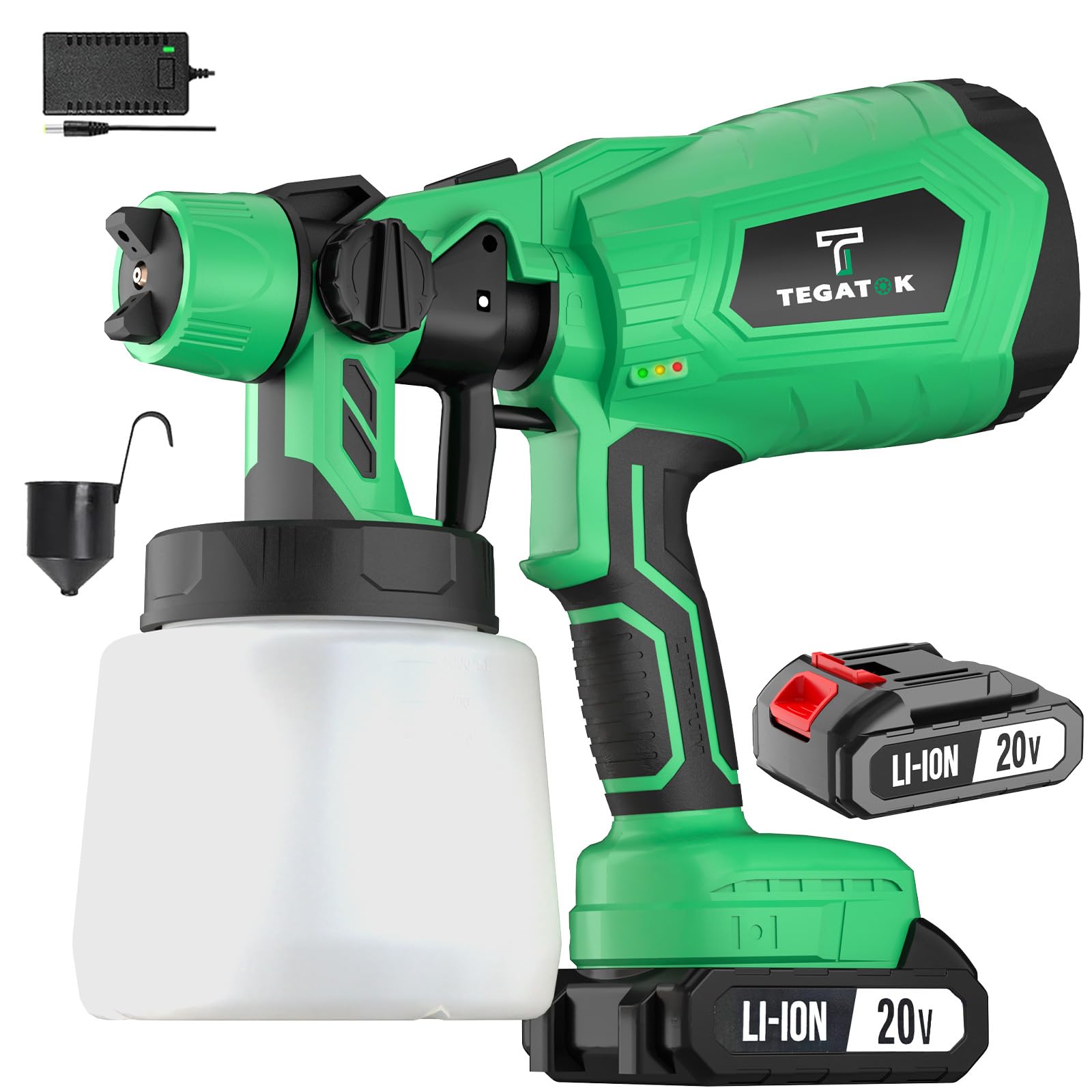 Brushless Motor 90000 RPM Tilswall Cordless Paint Sprayer – Works With ...