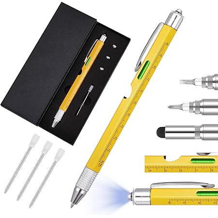 flintronic Gifts for Men, 8 in 1 Multi Tool Pen, Christmas Stocking ...
