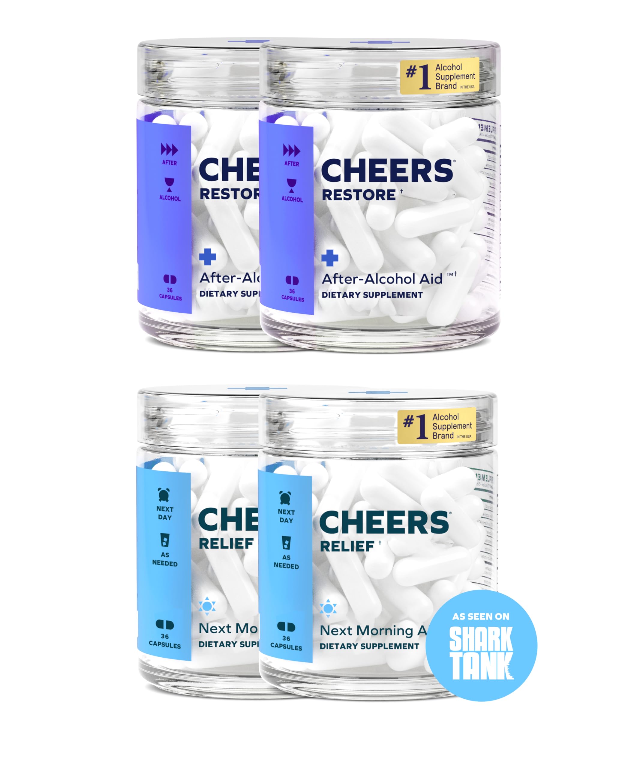 Amazon.com: Cheers R&R Combo | Restore + Relief | Feel Better After ...
