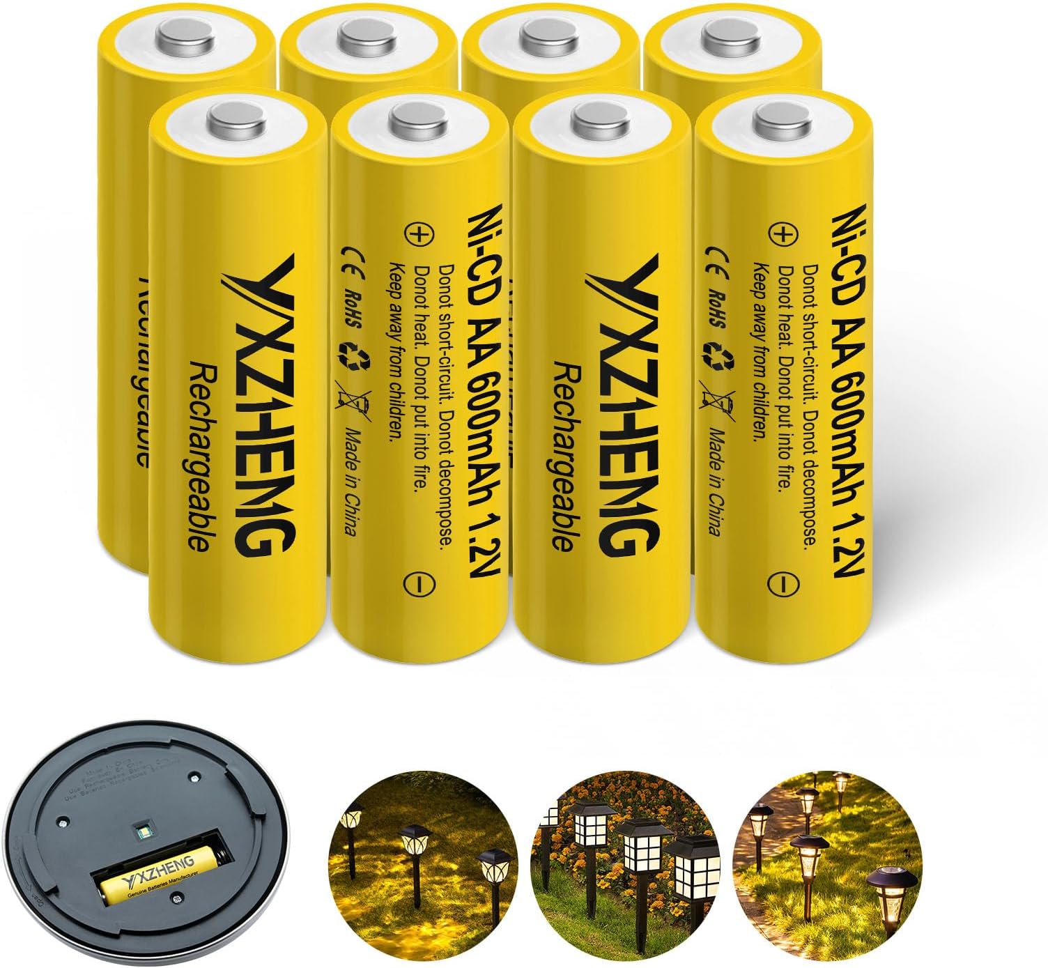 Amazon.com: (5 Pack) NiCD Battery Pack Replacement for Emergency/Exit ...