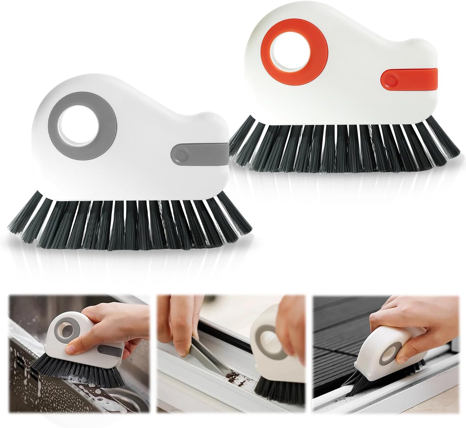 Amazon.com: scrlous 2PCS 2 in 1 Groove Cleaning Brush Window Track Cleaning Tool, Gap Cleaning ...
