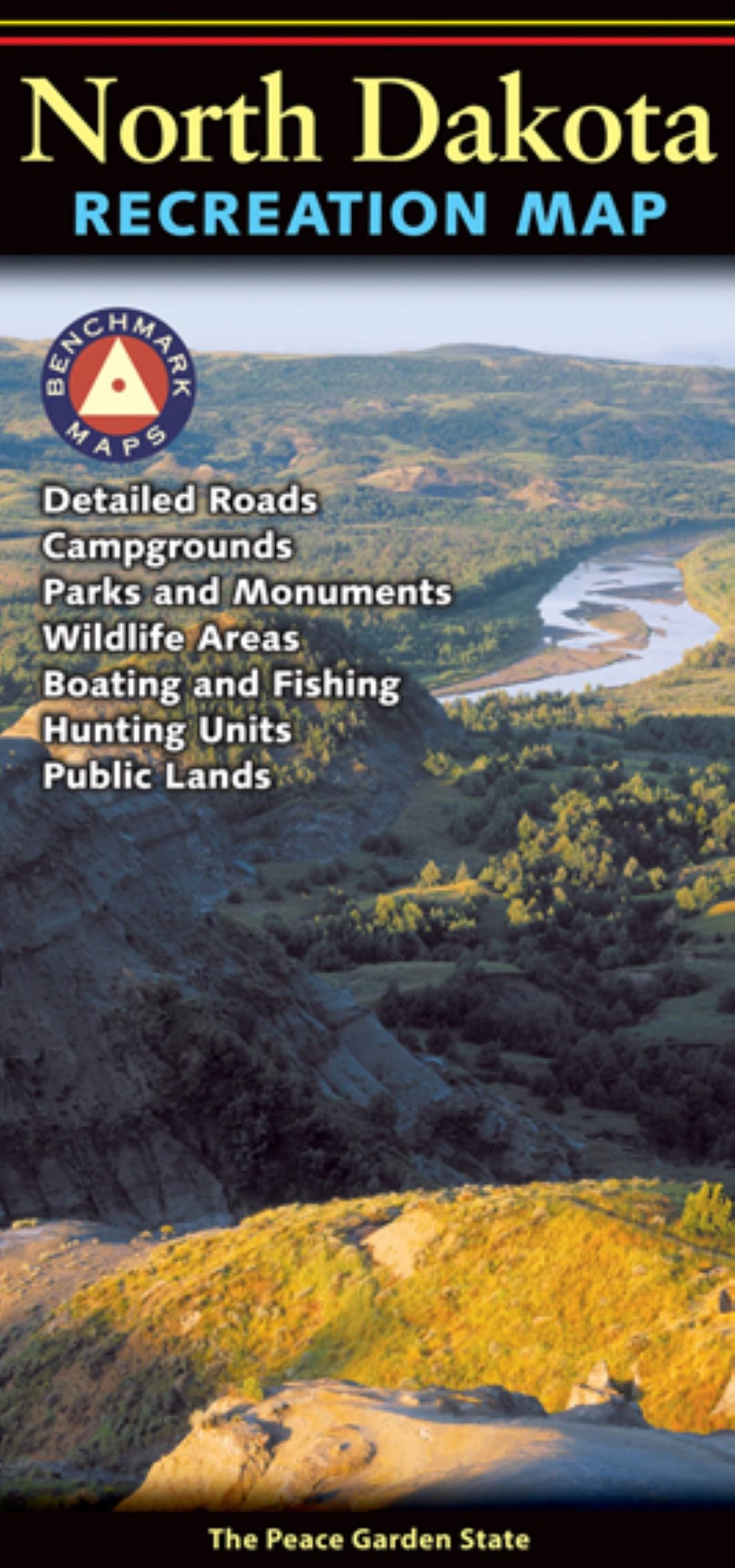 North Dakota, The Peace Garden State, Recreation Map, 2015 Edition ...