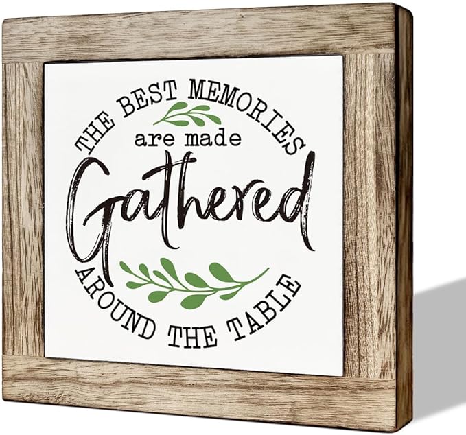 Amazon.com: MLTEye Kitchen Decor, Wooden Box Signs for Home Decor ...