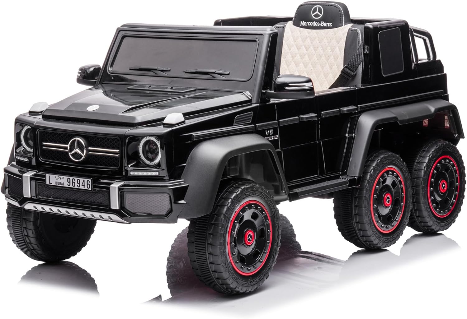 Amazon.com: Kids Ride On Cars, Electric Car for Kids with 6 Wheel Shock ...