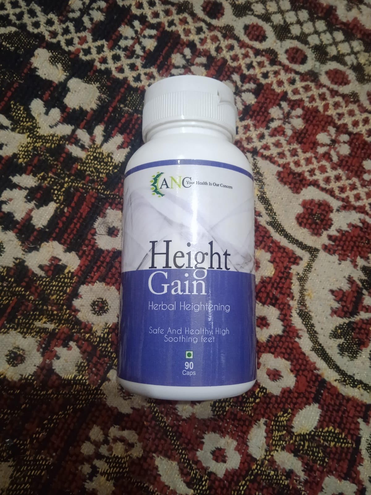 ANC Height Gain Supplement with Ashwagandha 60mg Helps In Increase Height | Body Muscle Growth ...