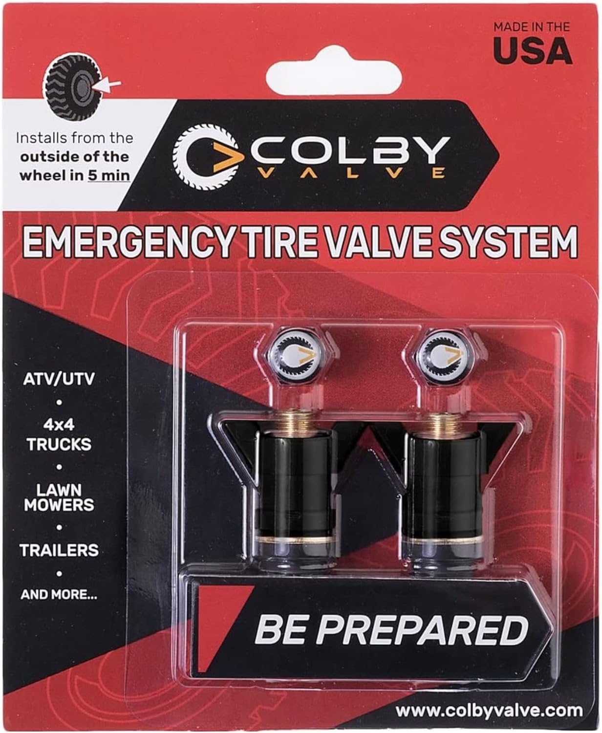 Amazon.com: Colby Valve Quick Emergency Valve Stem Replacement Kit for ...