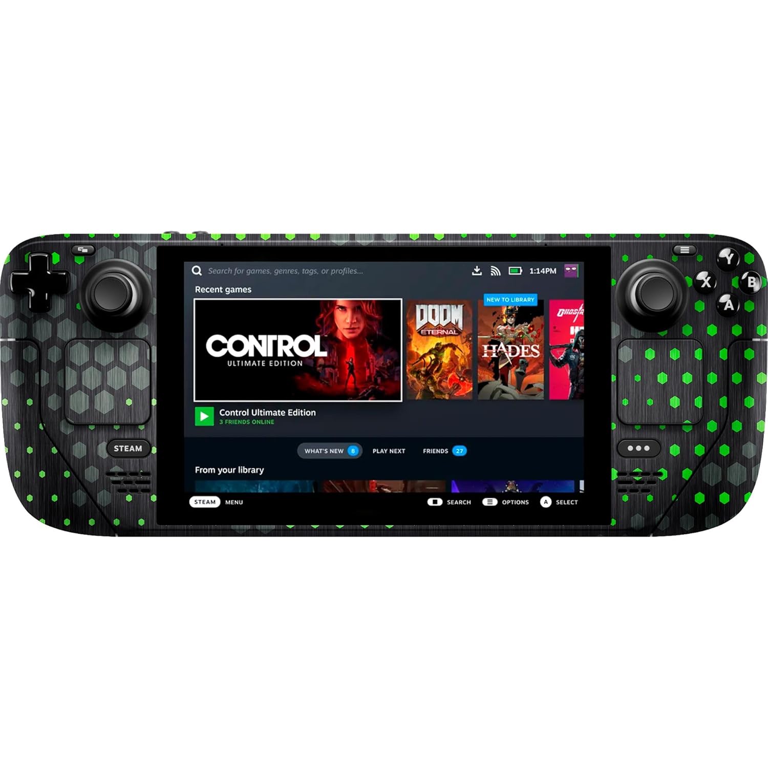Amazon.com: Razer Console Skin: Steam Deck - Full Wrap - Premium 3M ...
