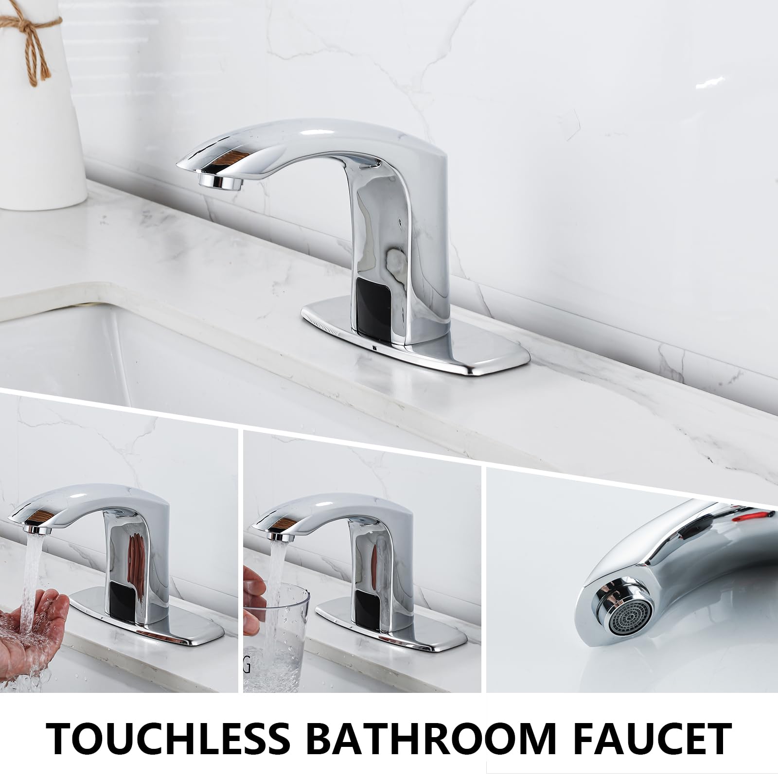 Touchless Water Faucets Gangang Commercial Touchless Bathroom Sink
