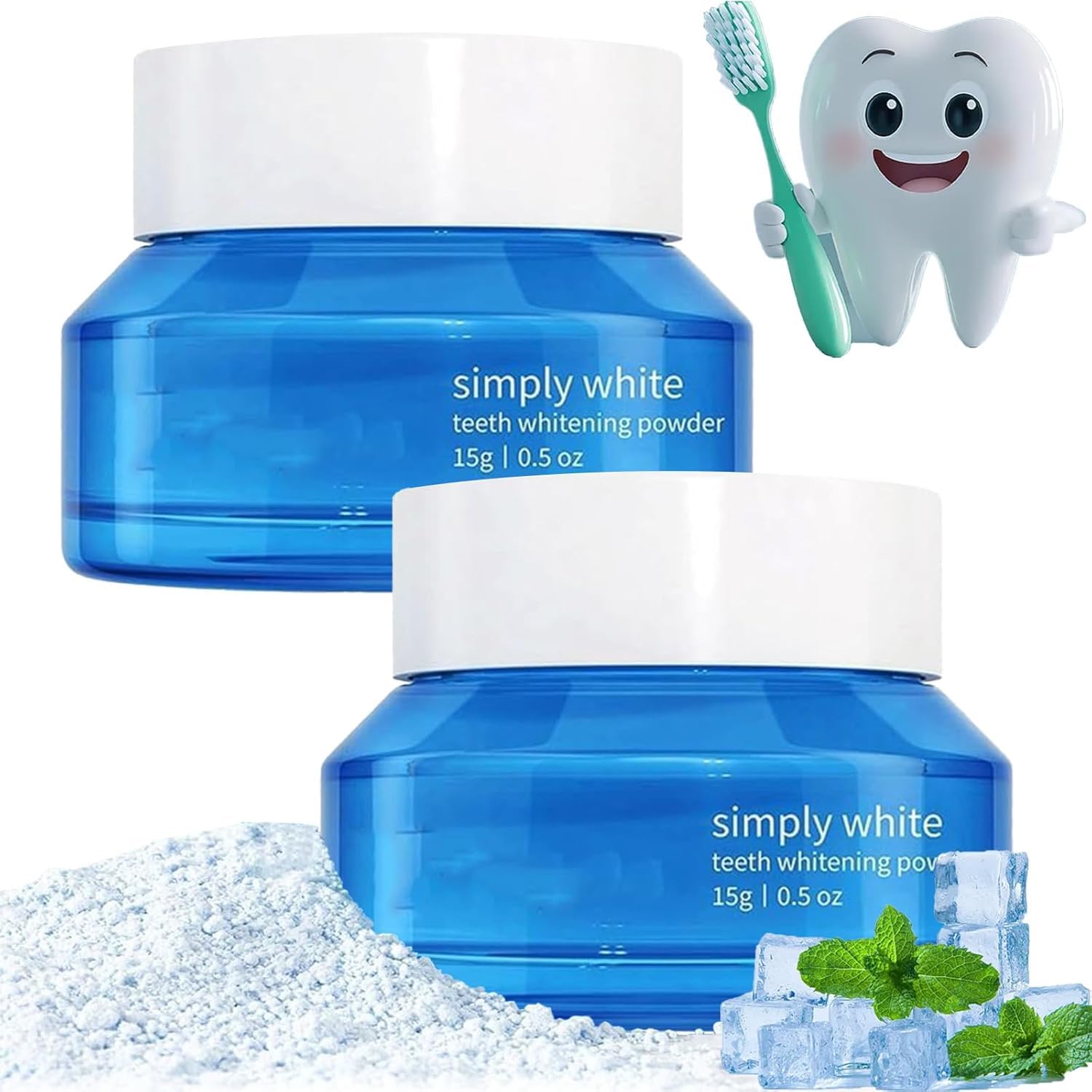 Amazon.com : Teeth Whitening Powder, Instant Whitening and Stain ...