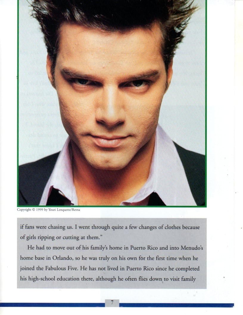 Ricky Martin Clipping Original Magazine Photo 8x10 1page #Z6007 at ...