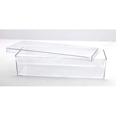 Amazon.com: Clear Plastic Box - 4" Square X 2" Tall - 6 Boxes Per Pack