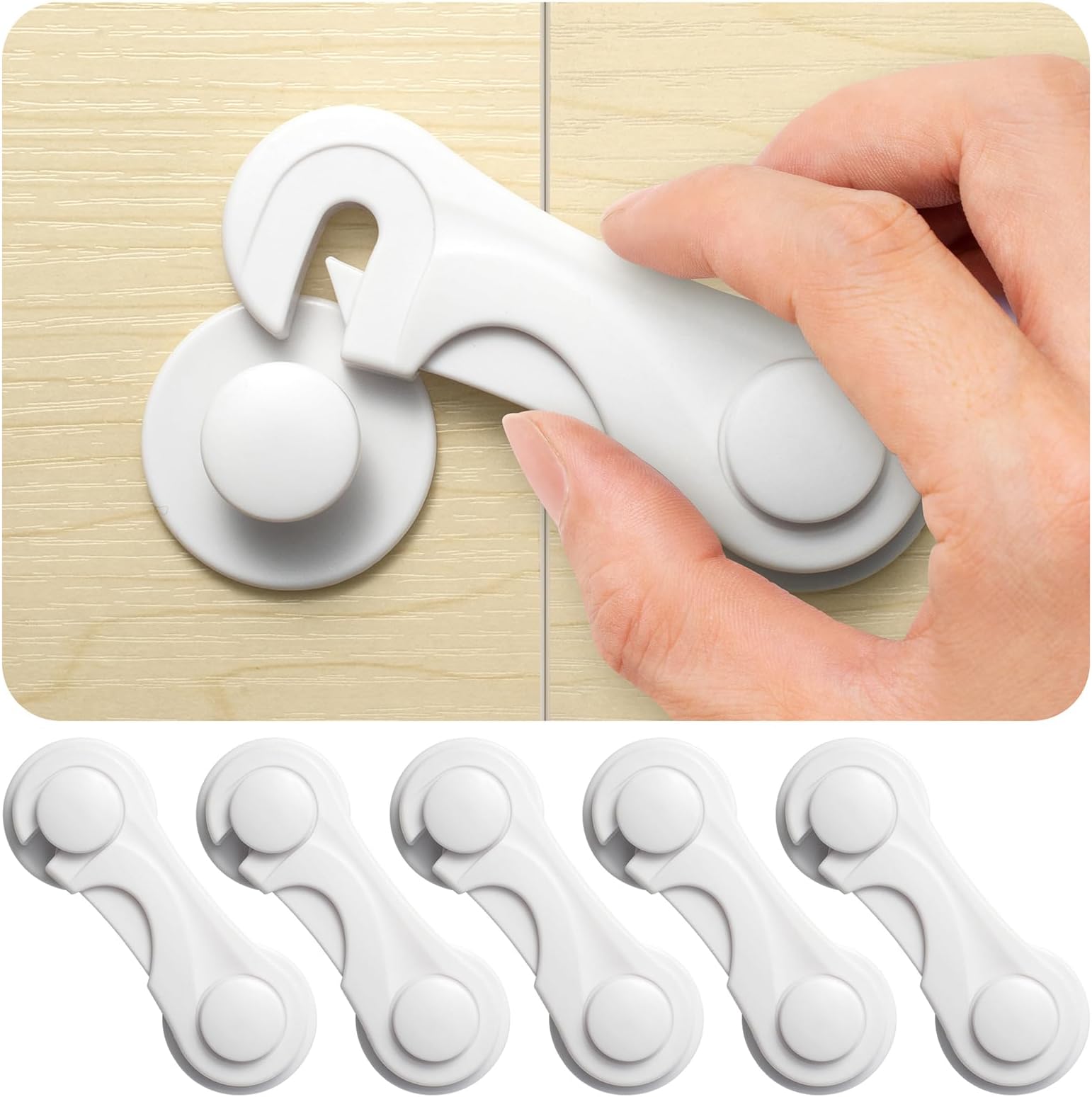 Amazon.com: Inaya Cabinet Locks Baby Proofing - Child Proof Drawer ...