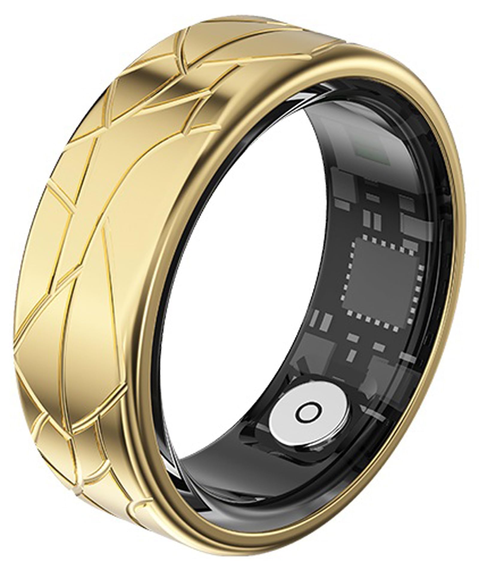 Amazon.com: Smart Ring Men Women Health Ring Heart Rate Monitor SP-O2 ...