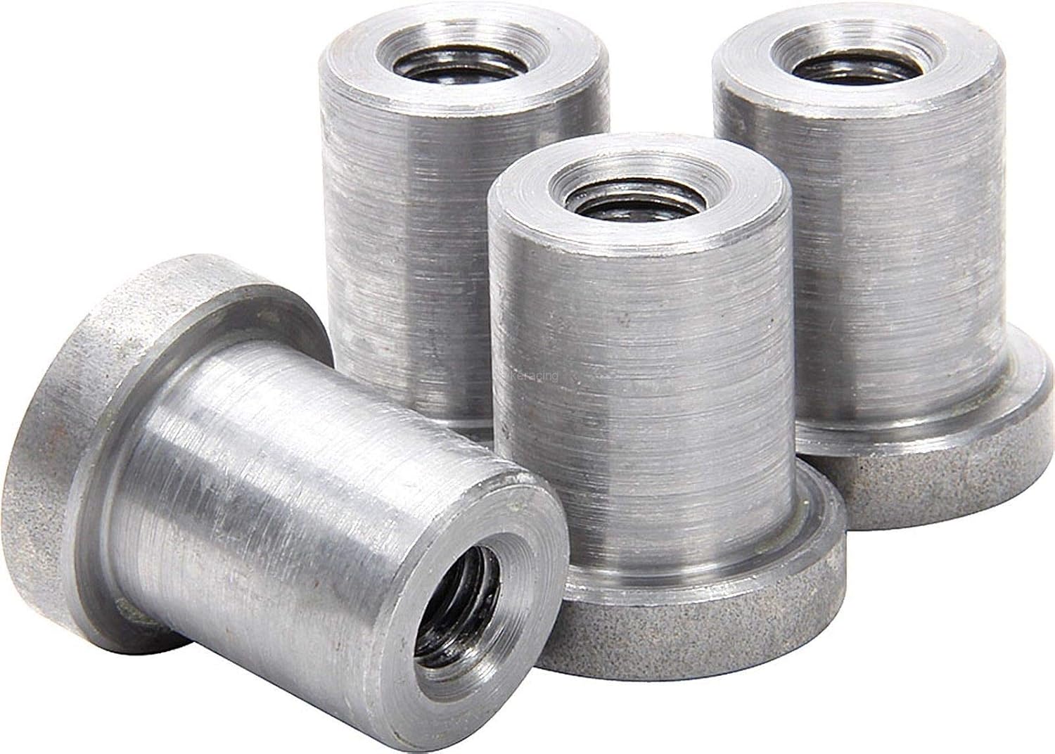 Amazon.com: Weld on Nuts 3/8"-16 Thread LONG Threaded Nut Steel Chassis ...