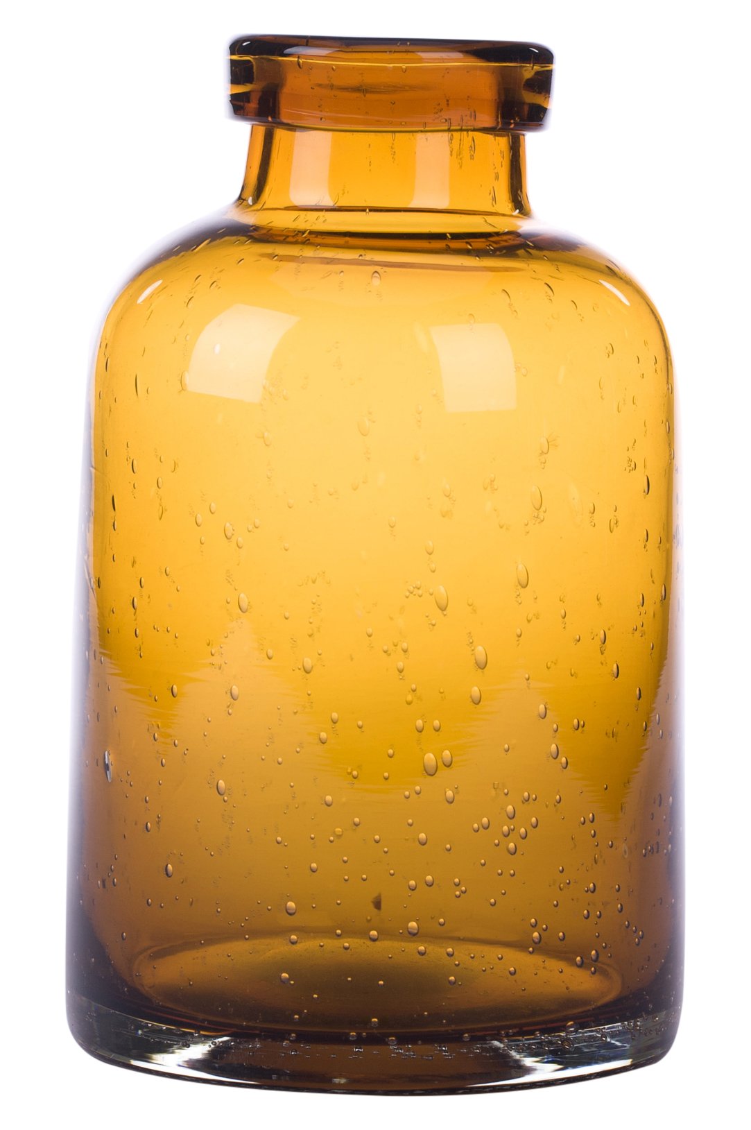 Vintage Amber Glass Vase - Decor For You