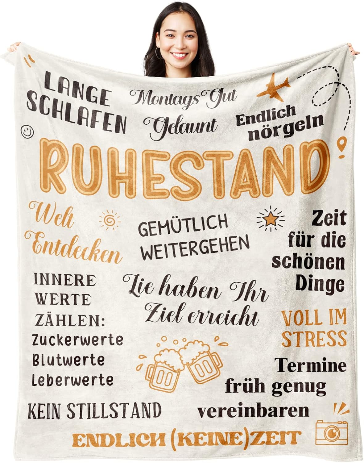 Juratar® Ruhestand Geschenk Frauen, Personalisierte Ruhestandsgeschenk ...