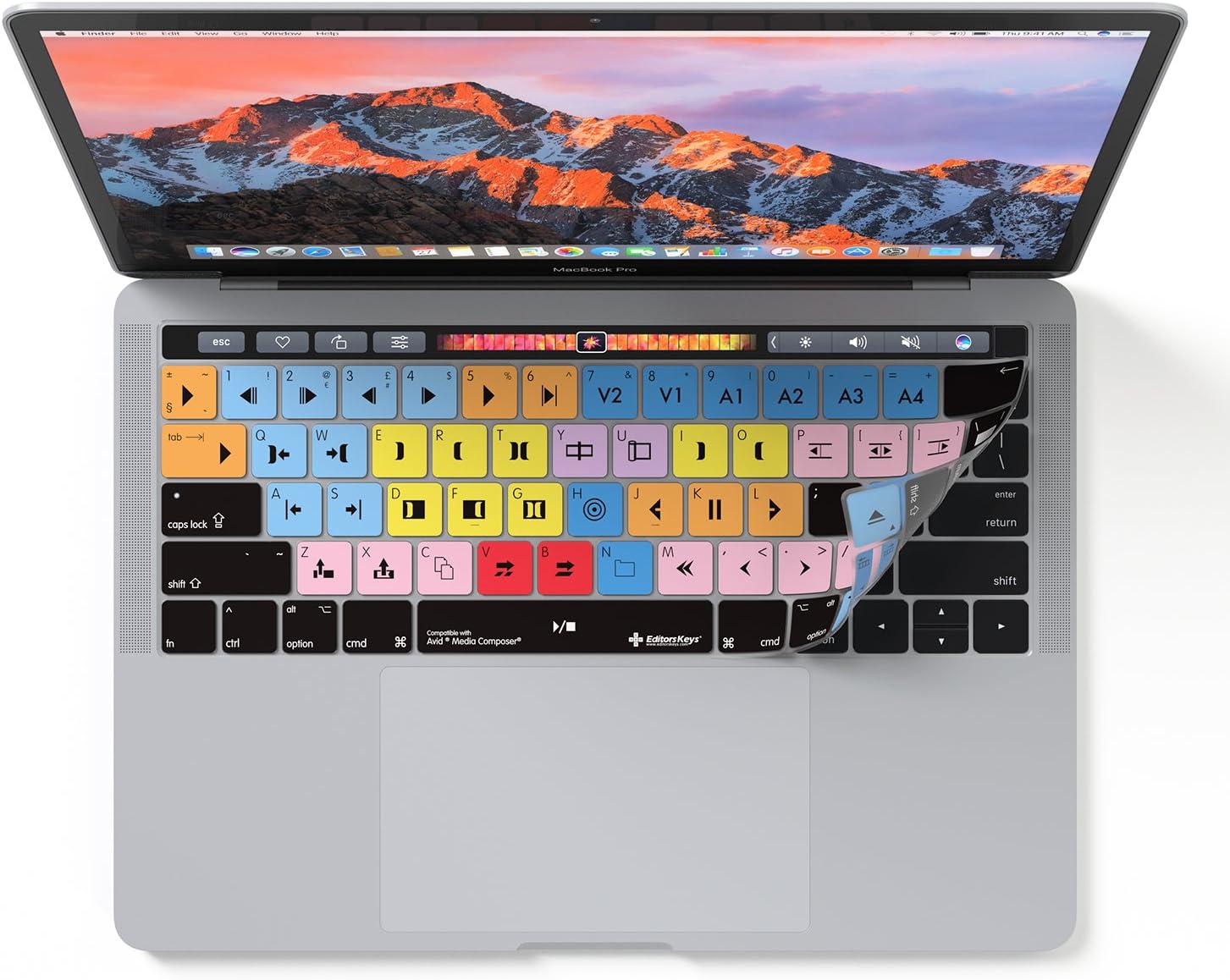 Avid Media Composer Keyboard Cover Skin for MacBook Pro with Touch Bar ...