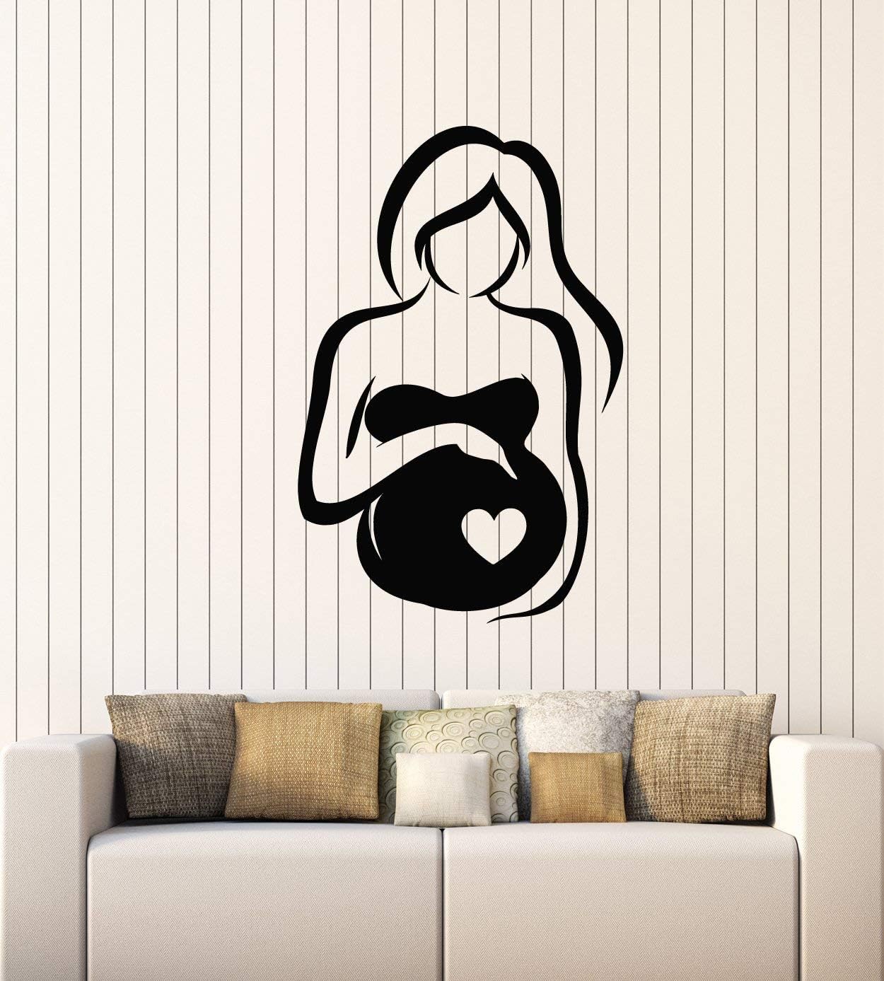 Amazon.com: Vinyl Wall Decal Pregnant Women Maternity Hospital Family ...