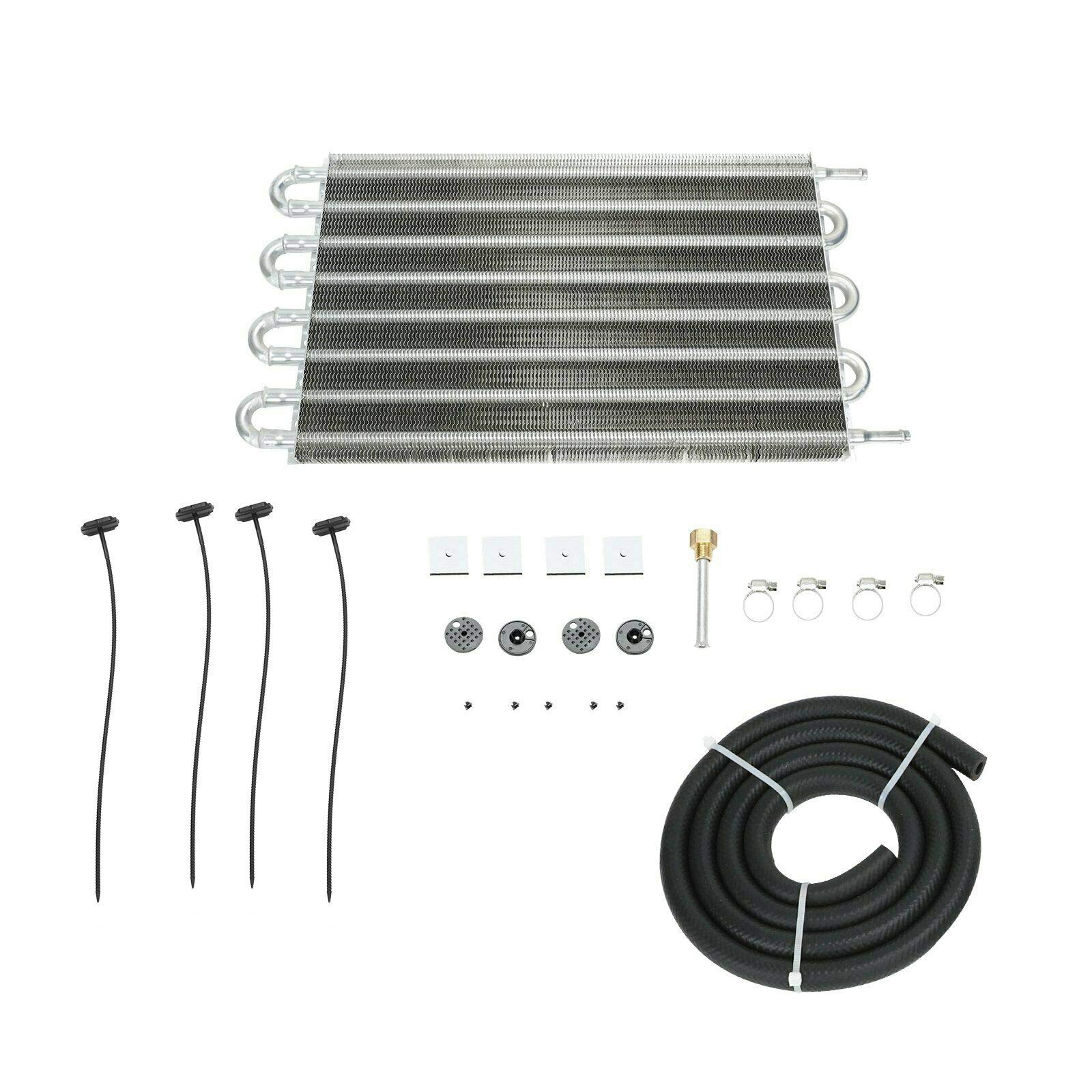Snapklik.com : Oil Cooler Aluminum Transmission & Radiator Mounting KIt ...