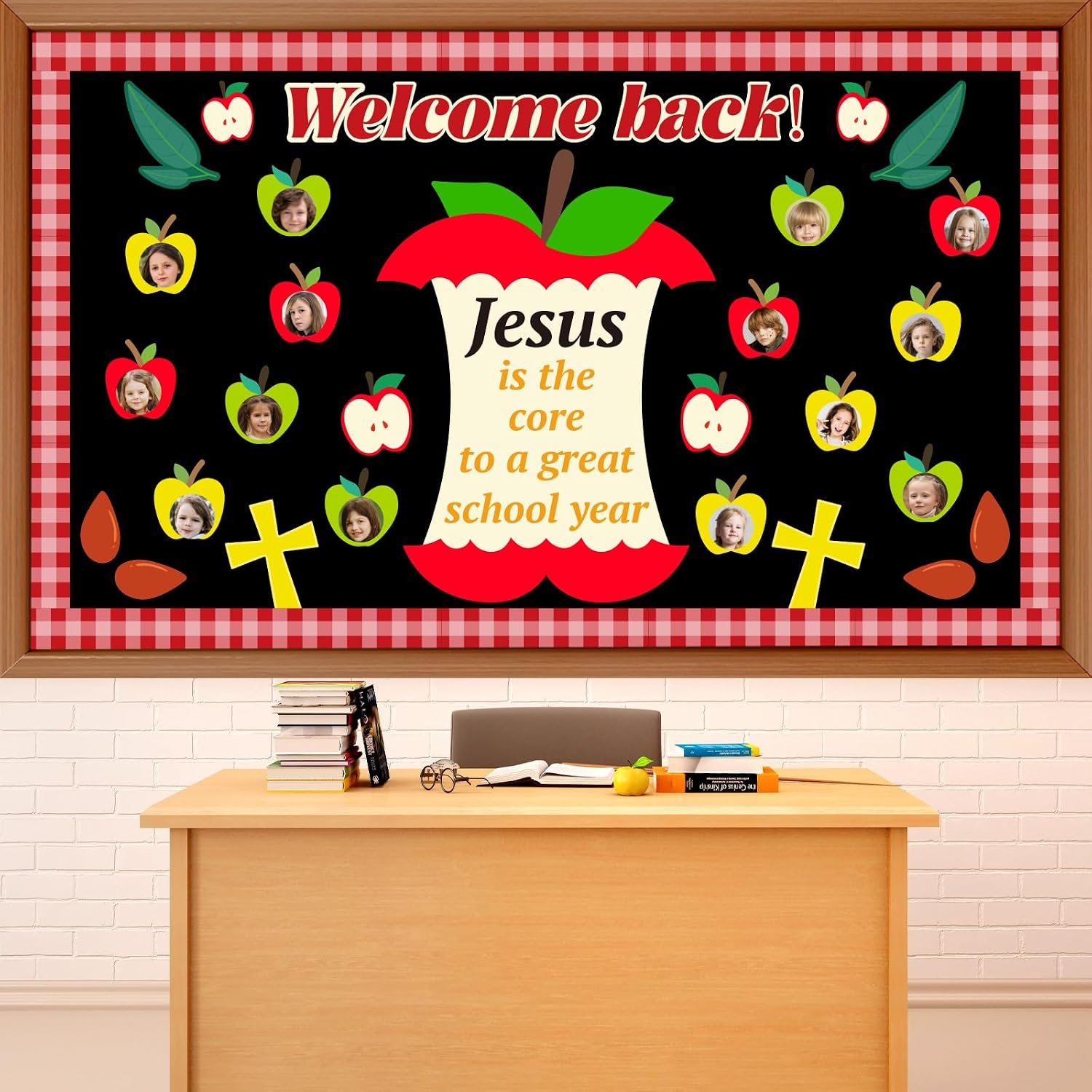 Amazon.com: Jesus is The Core to a Great School Year Bulletin Board Set ...