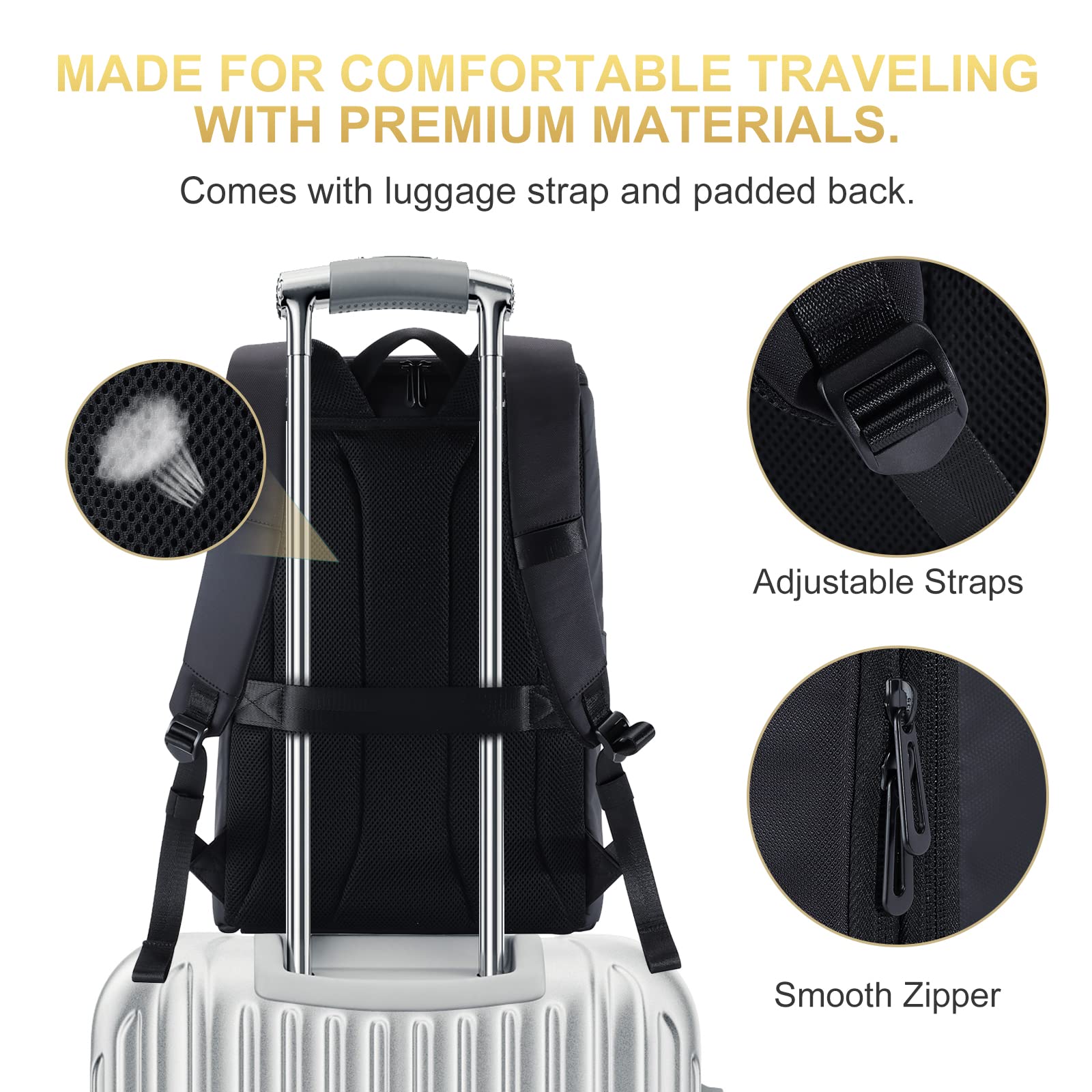 TEAVAS Large Bartender Bag- 16 Inch Portable Bar Bag Backpack, Travel ...