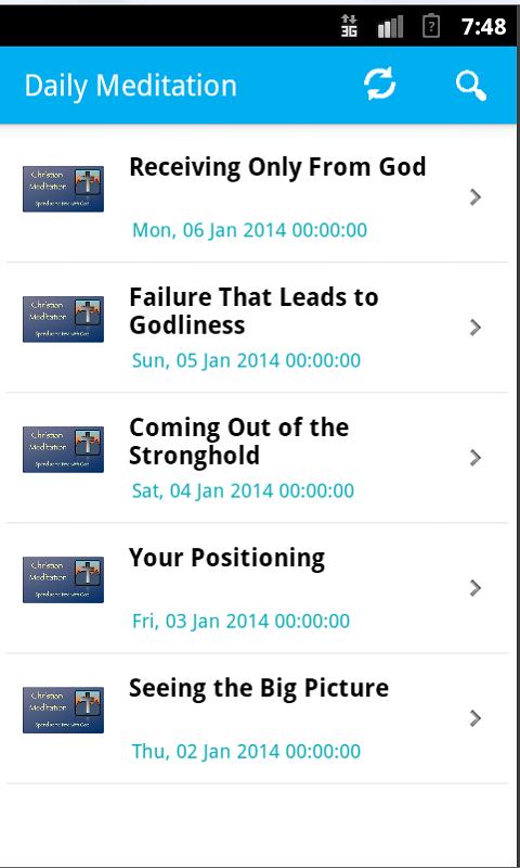 Daily Meditation Android App - App on Amazon Appstore