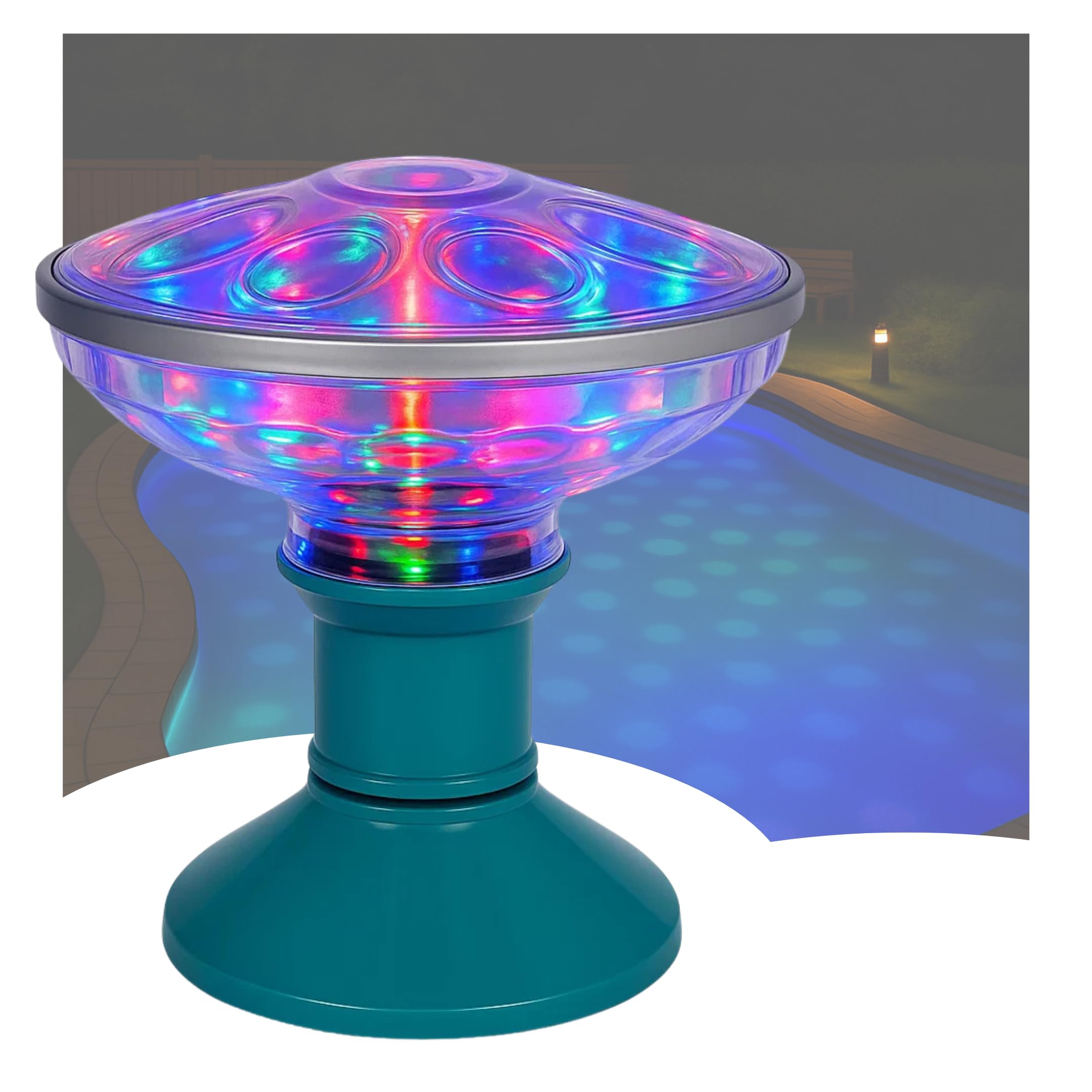 Snapklik.com : Pool Lights - 22 Colors 22 Modes, Easily Installable ...
