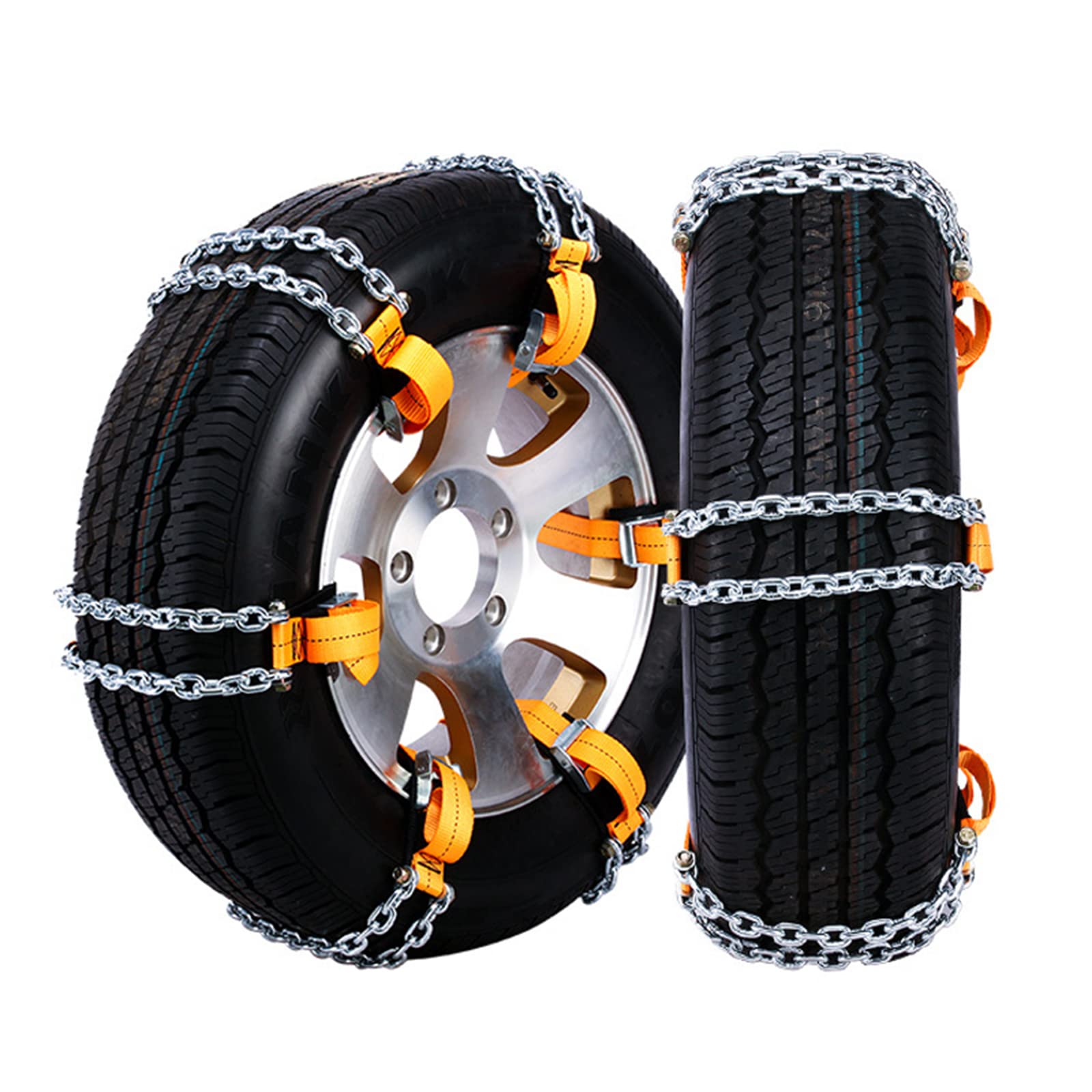 Amazon.com: AUTOXBERT Emergency Snow Chains, Anti Skid Tire Chains B-2 ...