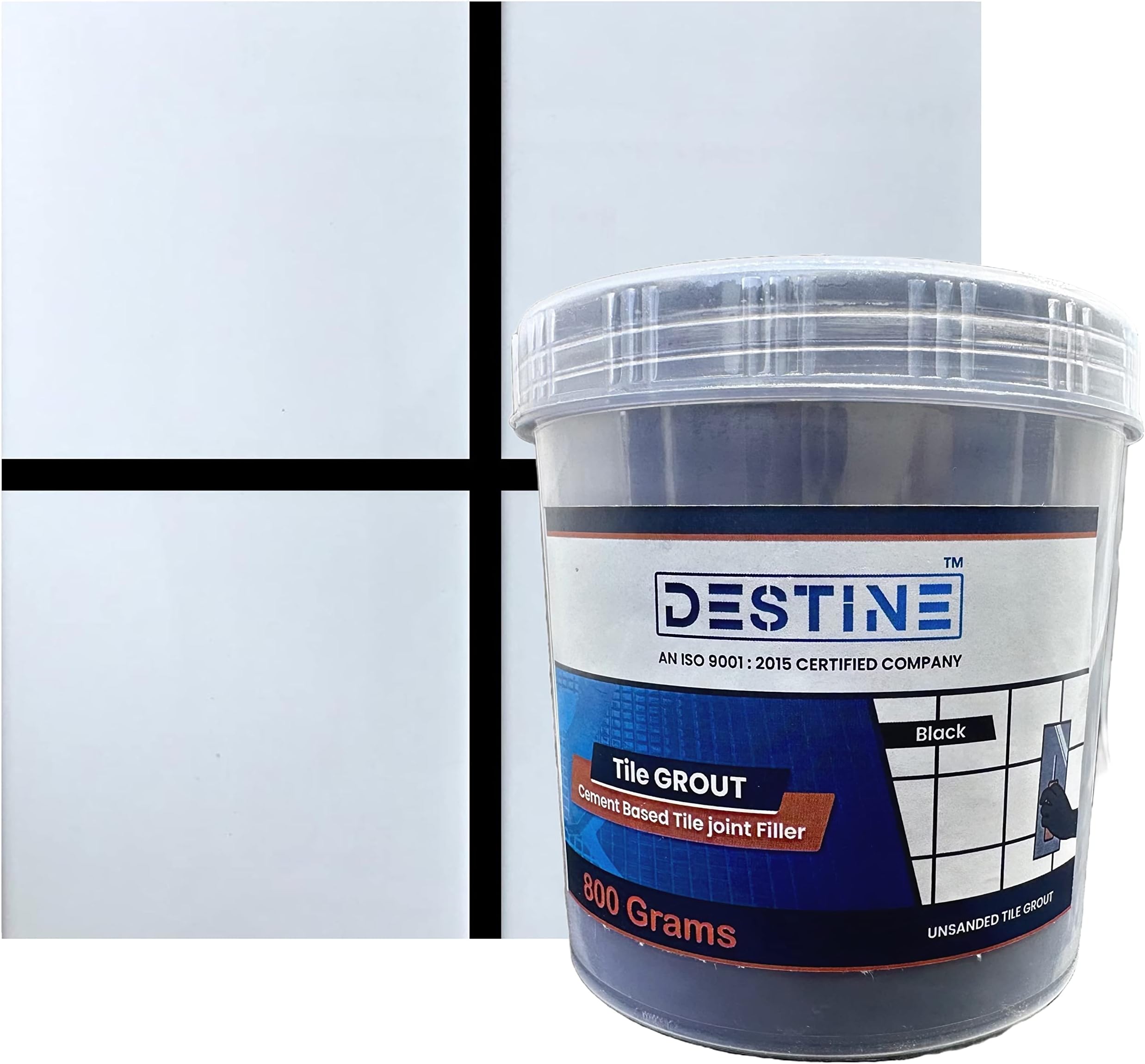 DESTINE Tile Grout (Colour: Black) (Mini Packs: 100 Gm, 400 Gm, 800 Gm ...